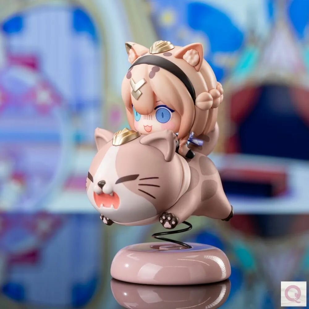 Счастливая встряска Honkai Impact 3-й Пардофелис Полная фигура,9cm
