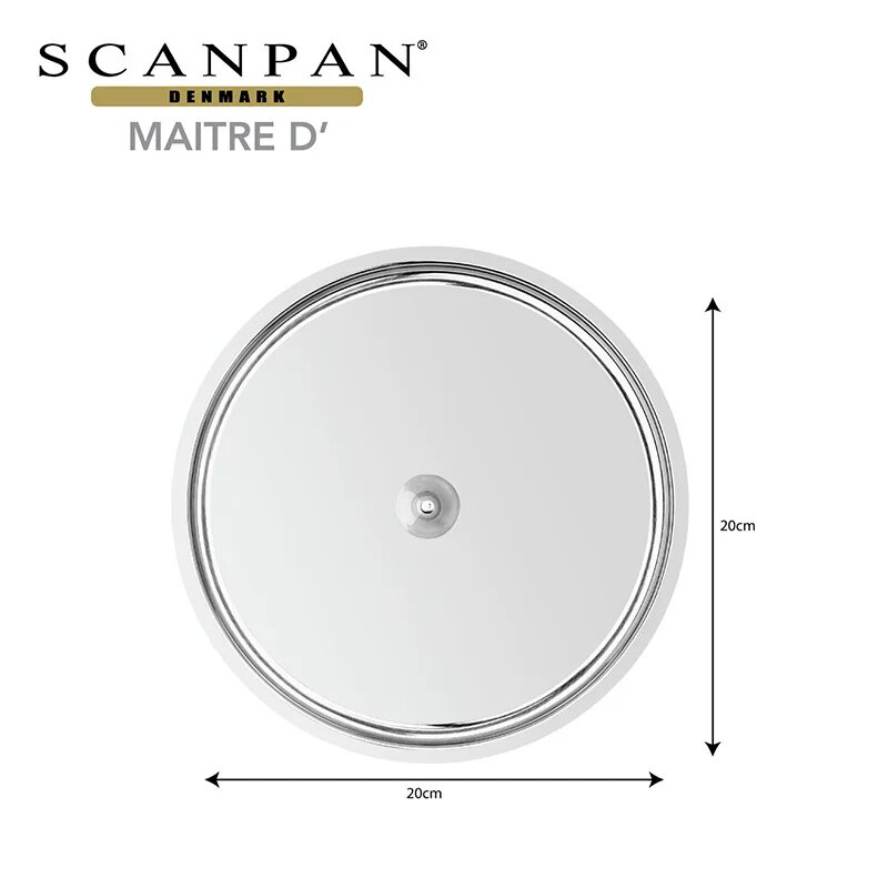 Серия Scanpan Copper Color 20 см Заменяемая крышка для кухонных наборов