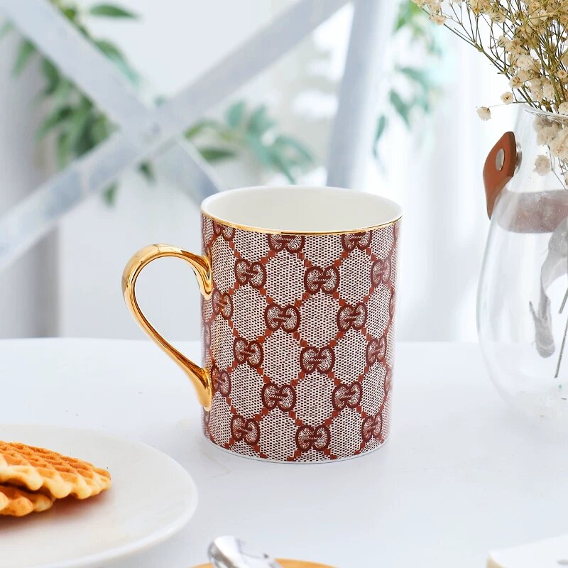 Британские кружки из костяного фарфора для пар, кофейные чашки в европейском стиле, чашки для молочного чая, офисные