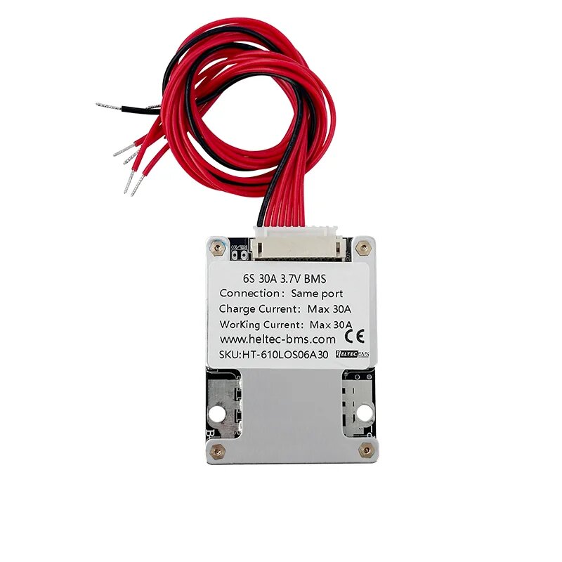HeltecBMS плата защиты литиевых аккумуляторов BMS 8S/6S/7S/10S 24В/36В 30/60А 6S Li-ion 30A