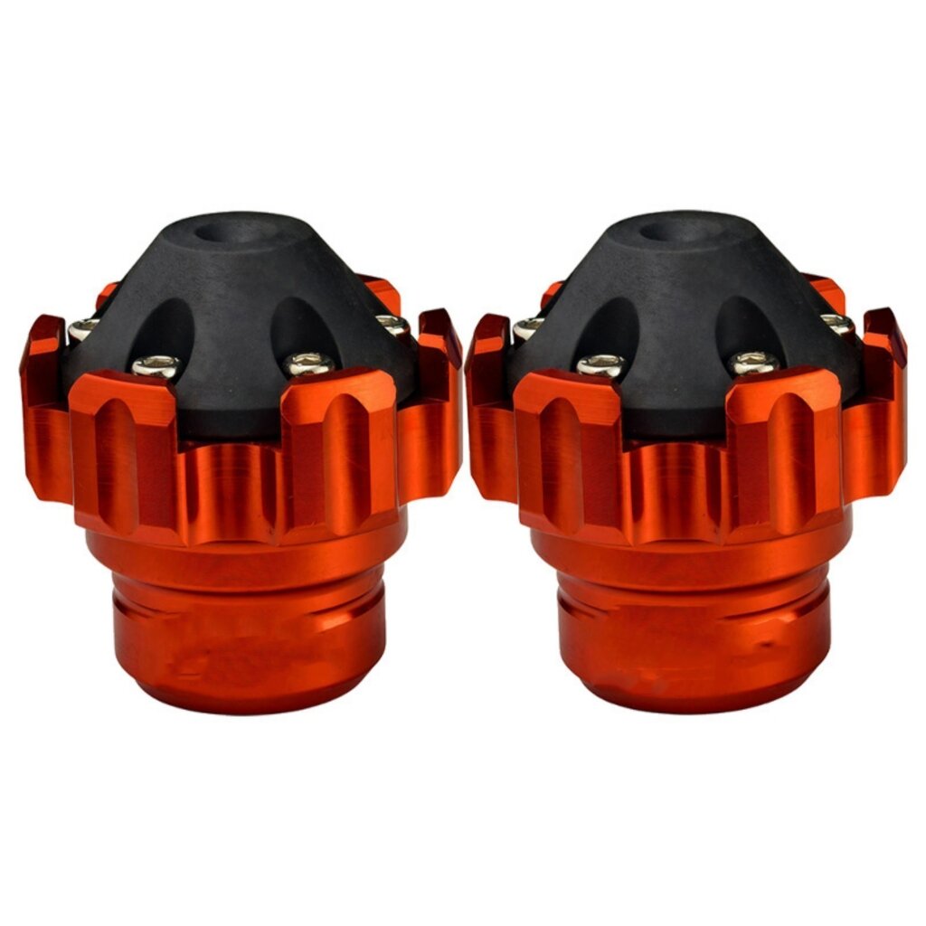 Мотоцикл модифицированный переднее колесо изогнутая балка защита от столкновения передняя вилка чашка защита от падения чашка-оранжевый