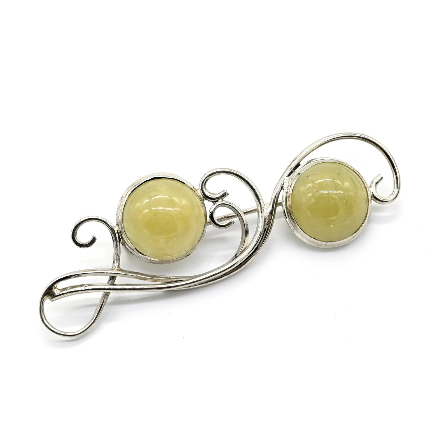 Брошь, гранат