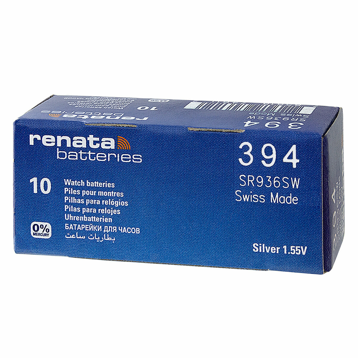Батарейка Renata 394 (10BOX)