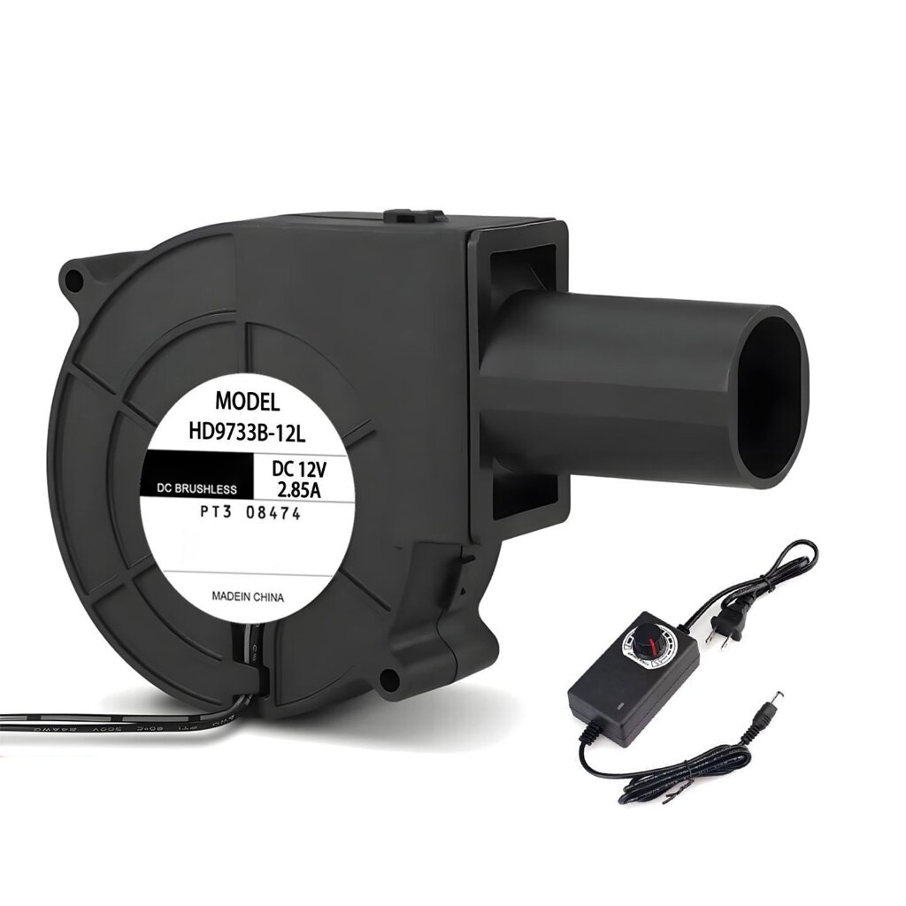 Вытяжной Вентилятор с Регулируемой Скоростью вращения 12V 2.85A 100CFM Для Охлаждения Принтера И Компьютерной Собачьей Вентиляции С Регулятором Давления