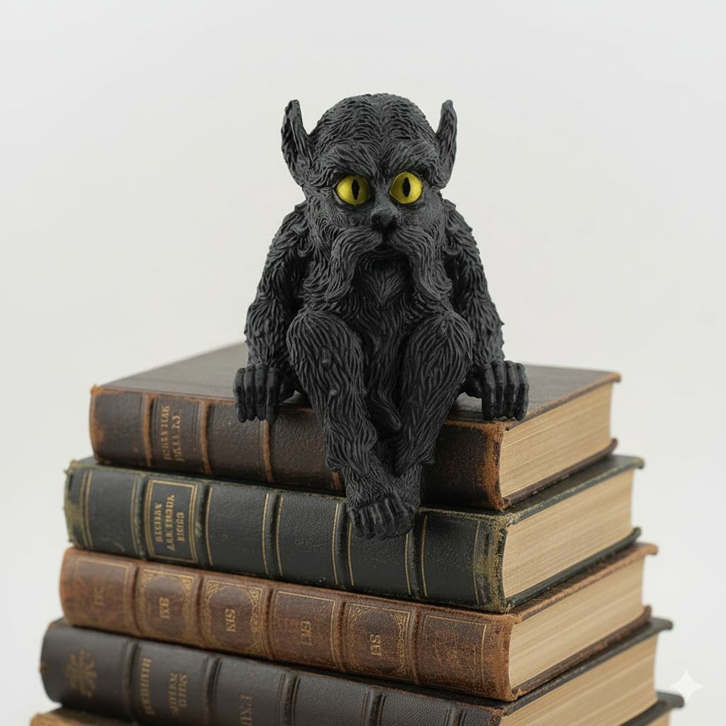 Фигурка "Домовенок мини" 12 см, черный, "Мир Магии"