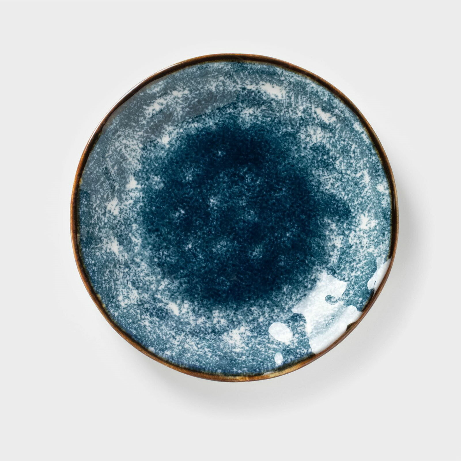 Тарелка керамическая пирожковая "Море", d=15 см, синяя