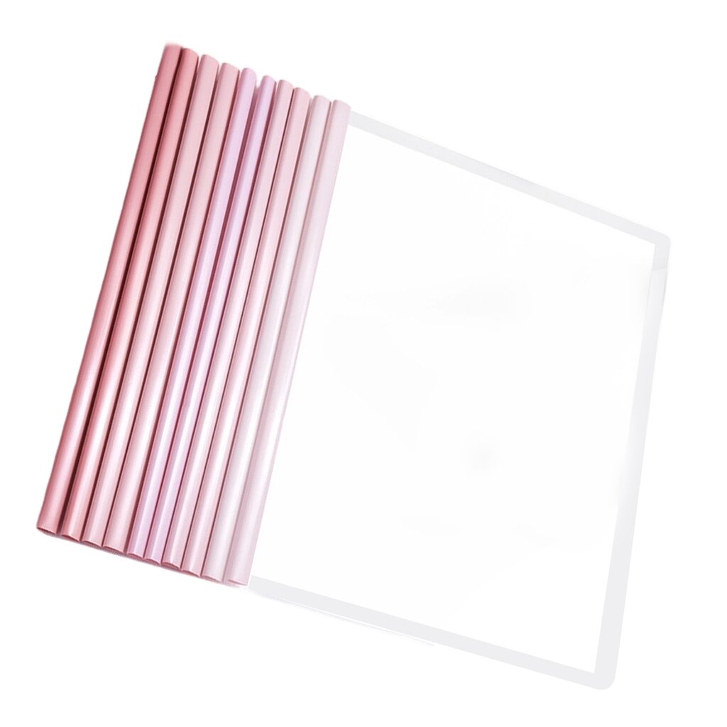 Упаковка из 10 папок для файлов формата А4 Прозрачные папки для файлов Сверхпрочное пластиковое решение для безопасного хранения документов