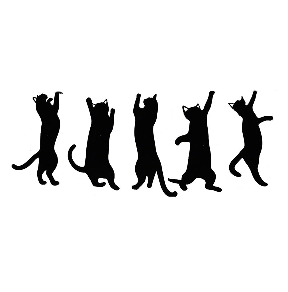 Набор из 5 частей, металлическая закладка в виде кошки