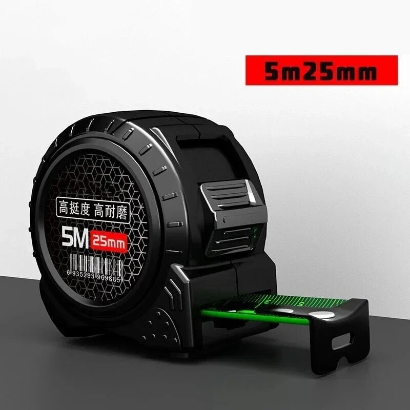 Рулетка 5m25mm, черная