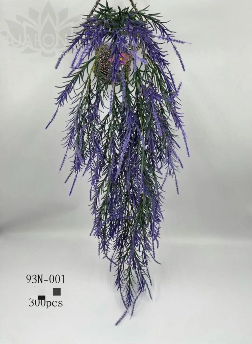 Искусственные цветы для декораторов фитостен Лаванда ампельная лиана весенняя для кашпо