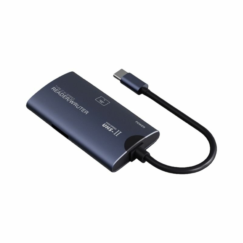 Двухслотовый кардридер TF/CF USB-C USB-A, Тип-С