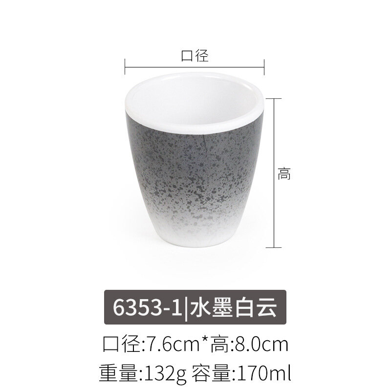 Меламин горячий горшок Ресторан Столовая посуда пластиковая миска для супа миска для риса Чашка ложка для барбекю