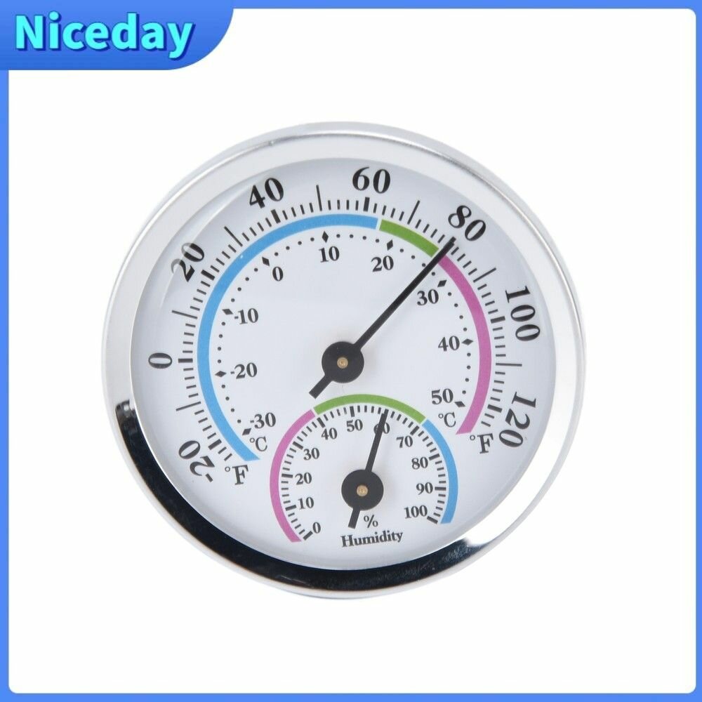 Мини-Термометр-Гигрометр 2 в 1 для Теплиц, Компактная Прозрачная Шкала
