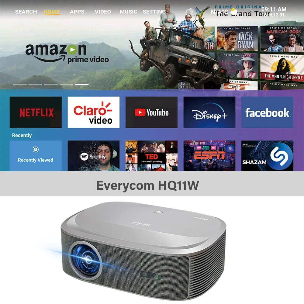 Everycom HQ11W 1080P Проектор