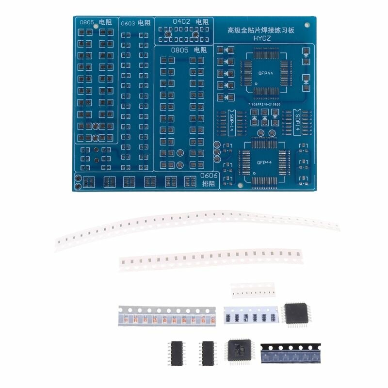 Компоненты SMT Практическая плата для пайки SMD Пластина DIY Kit Диодный резистор для Beg