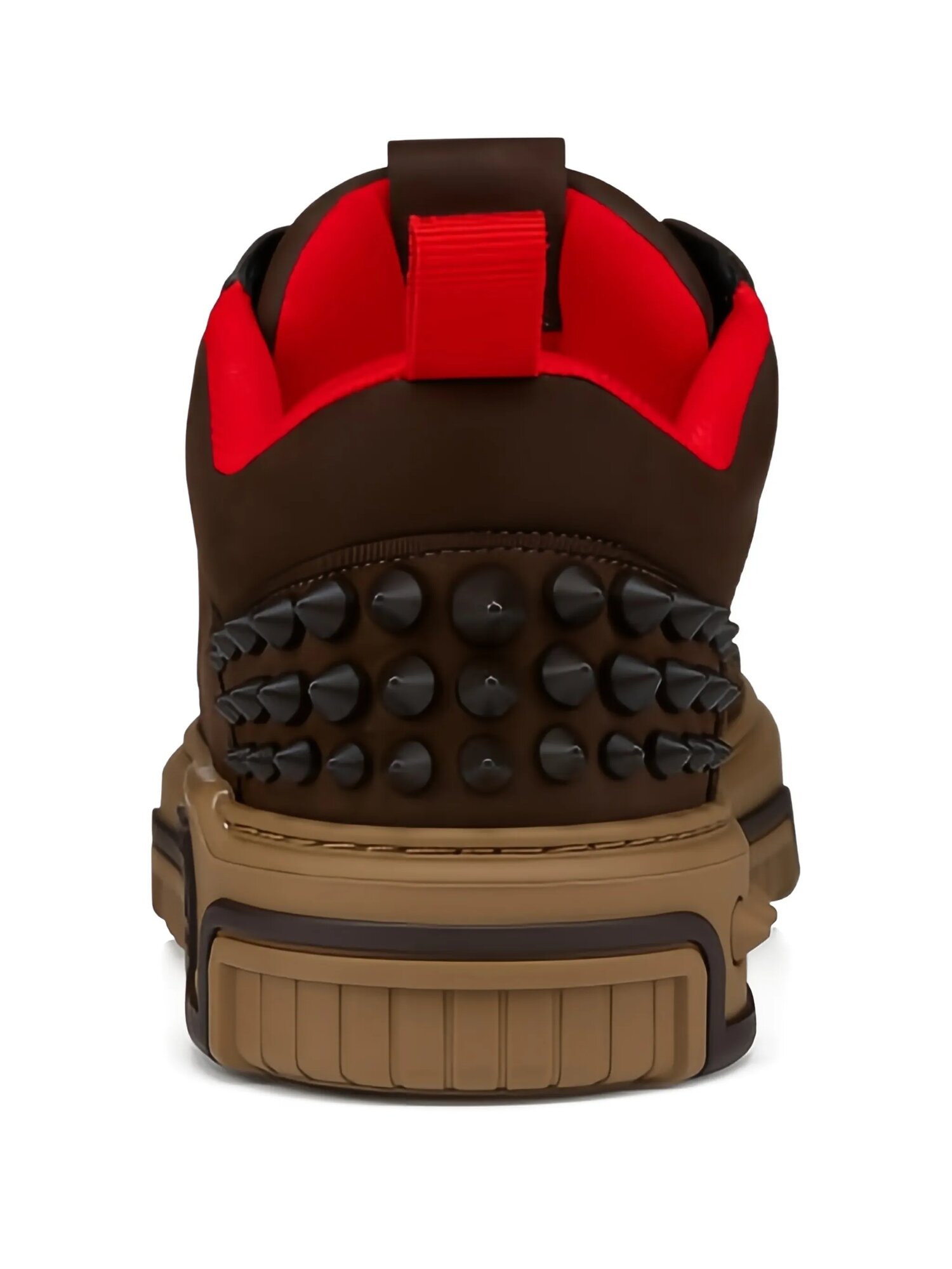 Кроссовки Christian Louboutin Astroloubi, размер 40, коричневый/серый/оранжевый — фото 1