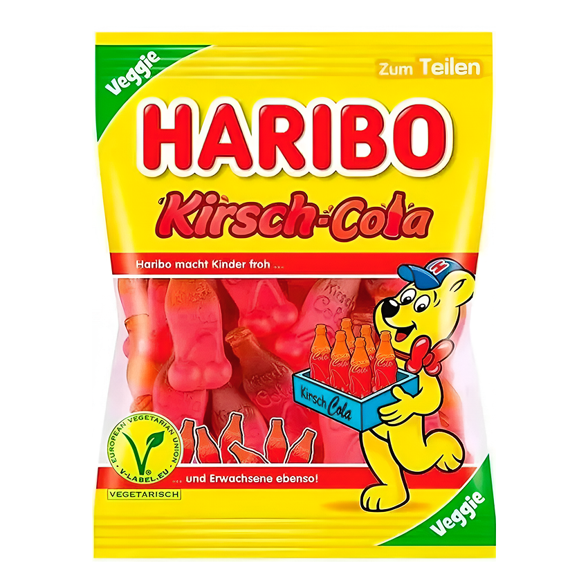 Haribo Kirsch Cola мармелад Вишневая кола 175 гр