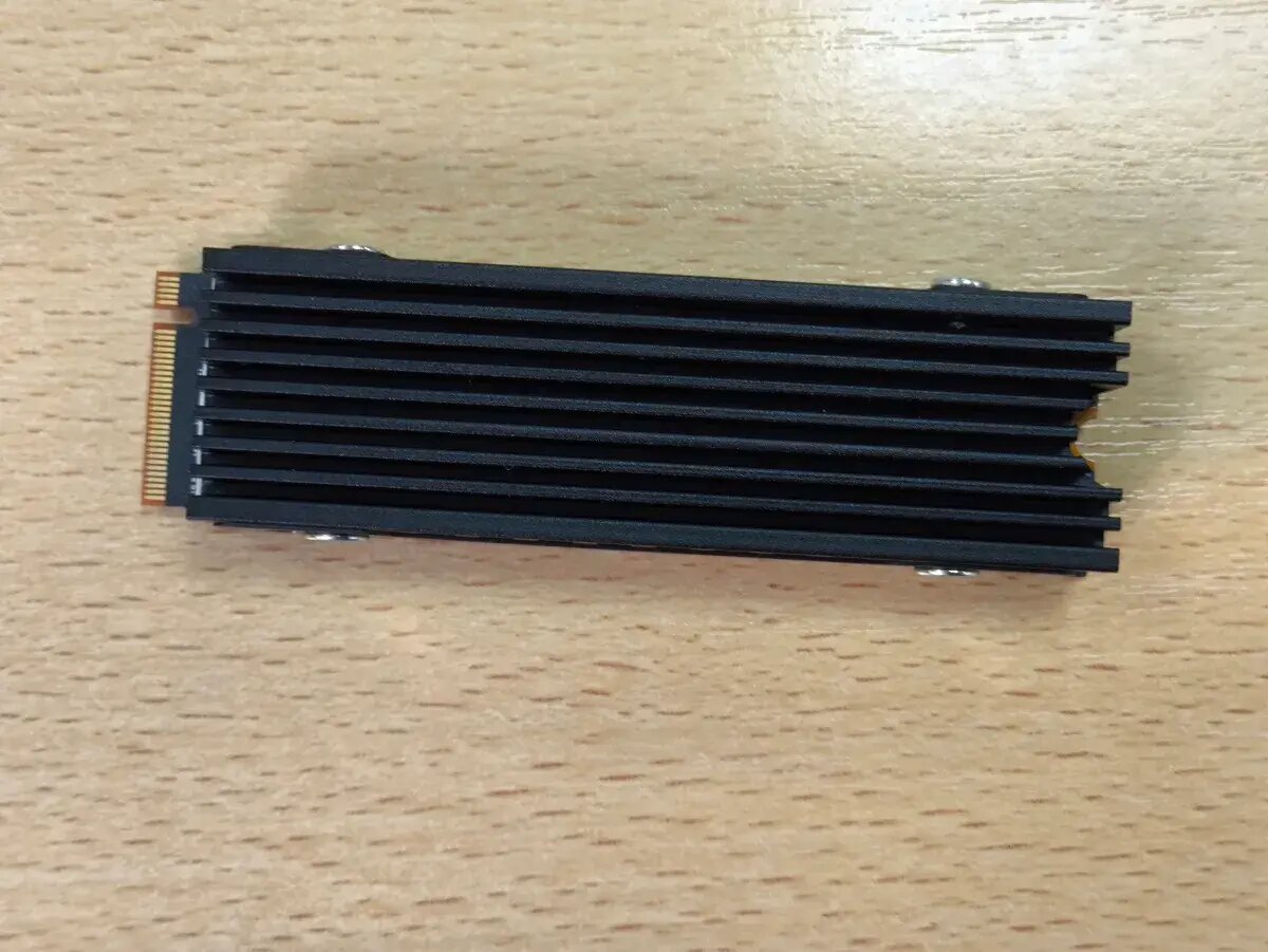 Радиатор SSD Jonsbo FinalCool M.2, для PS5, алюминиевый, пассивное охлаждение, 74х24х10 мм