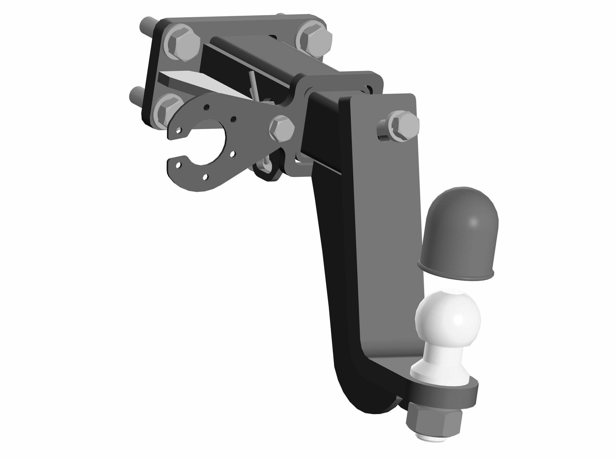 Фаркоп для Tank 300/ Tank 400 (2023-); Haval H5/H9 (2024-) (быстросъемный квадрат-вставка 50*50) "ORIS" 9035E