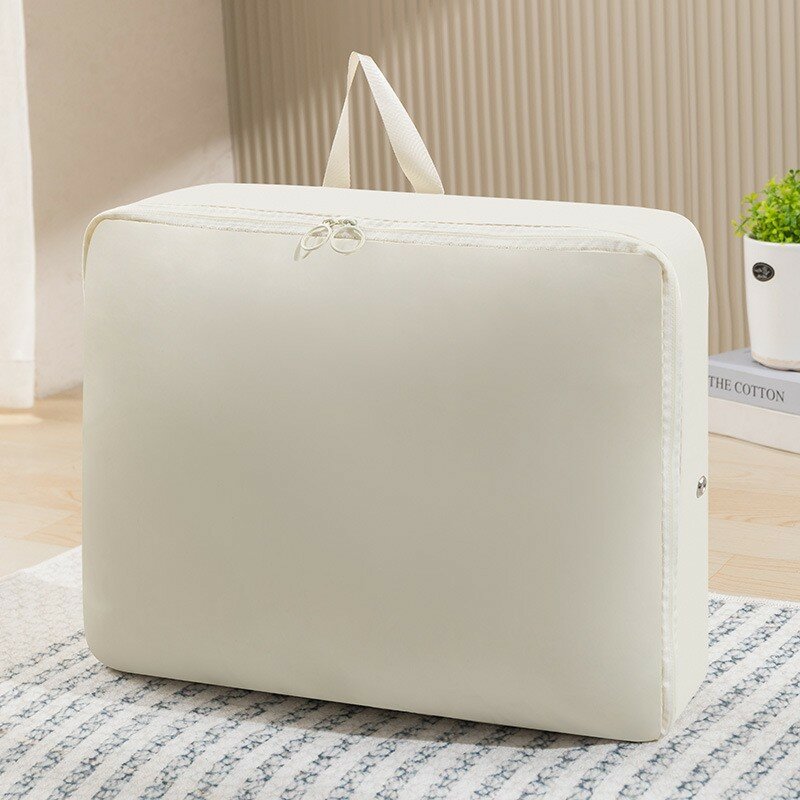 Пуховик сумка для хранения одежды Одежда Сжатая сумка для путешествий Не совсем белый_Средний размер [40х30х.[1]