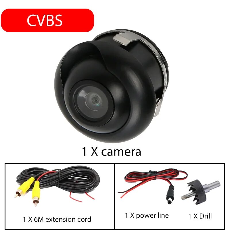 Автомобильная камера заднего вида CVBS, 6м кабель