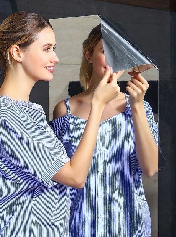 Гибкое зеркало самоклеющееся,40 150cm-.