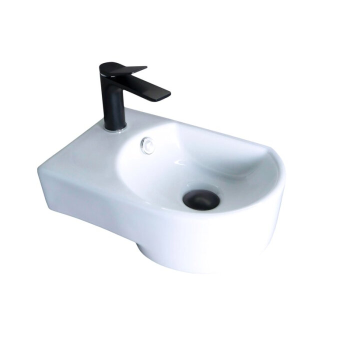 Раковина маленькая в туалет GID Suspendido N9273R глянцевая белая