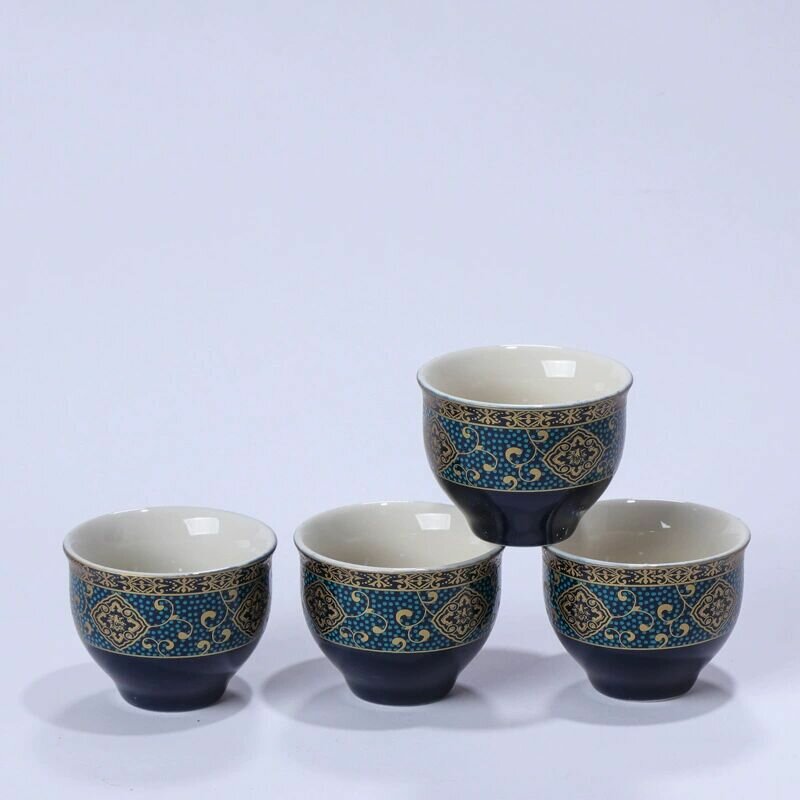 Керамическая чашка с янлан, светло-голубой дизайн, одна штука для дома и подарка