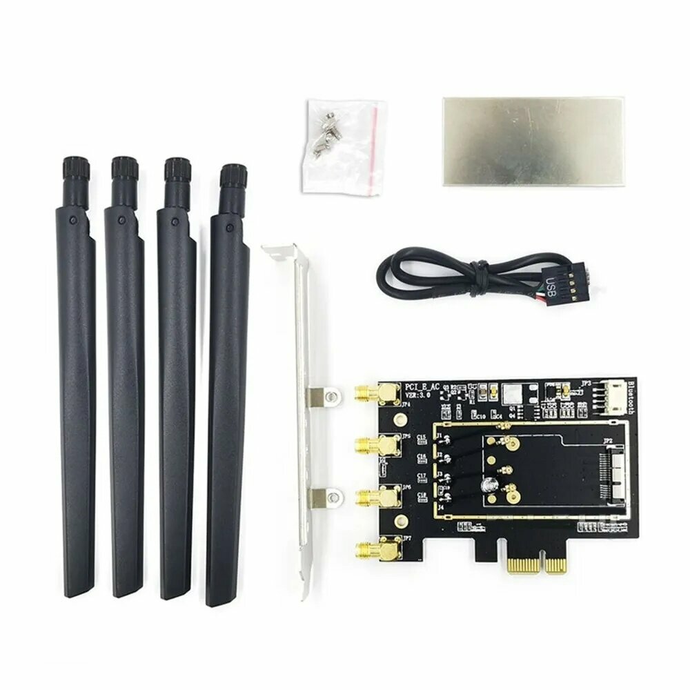 BCM94360CD BCM943602CDP Карта беспроводной сети для настольного ПК Сетевой конвертер PCI-E