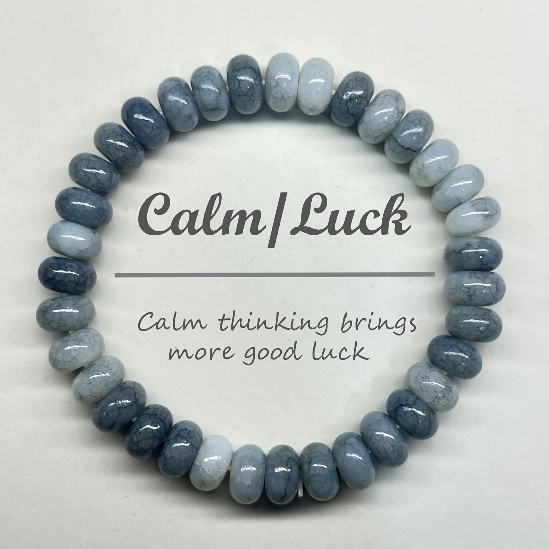 YM Mall Браслеты из бусин Агат разного цвета Счетная бусина Богатство