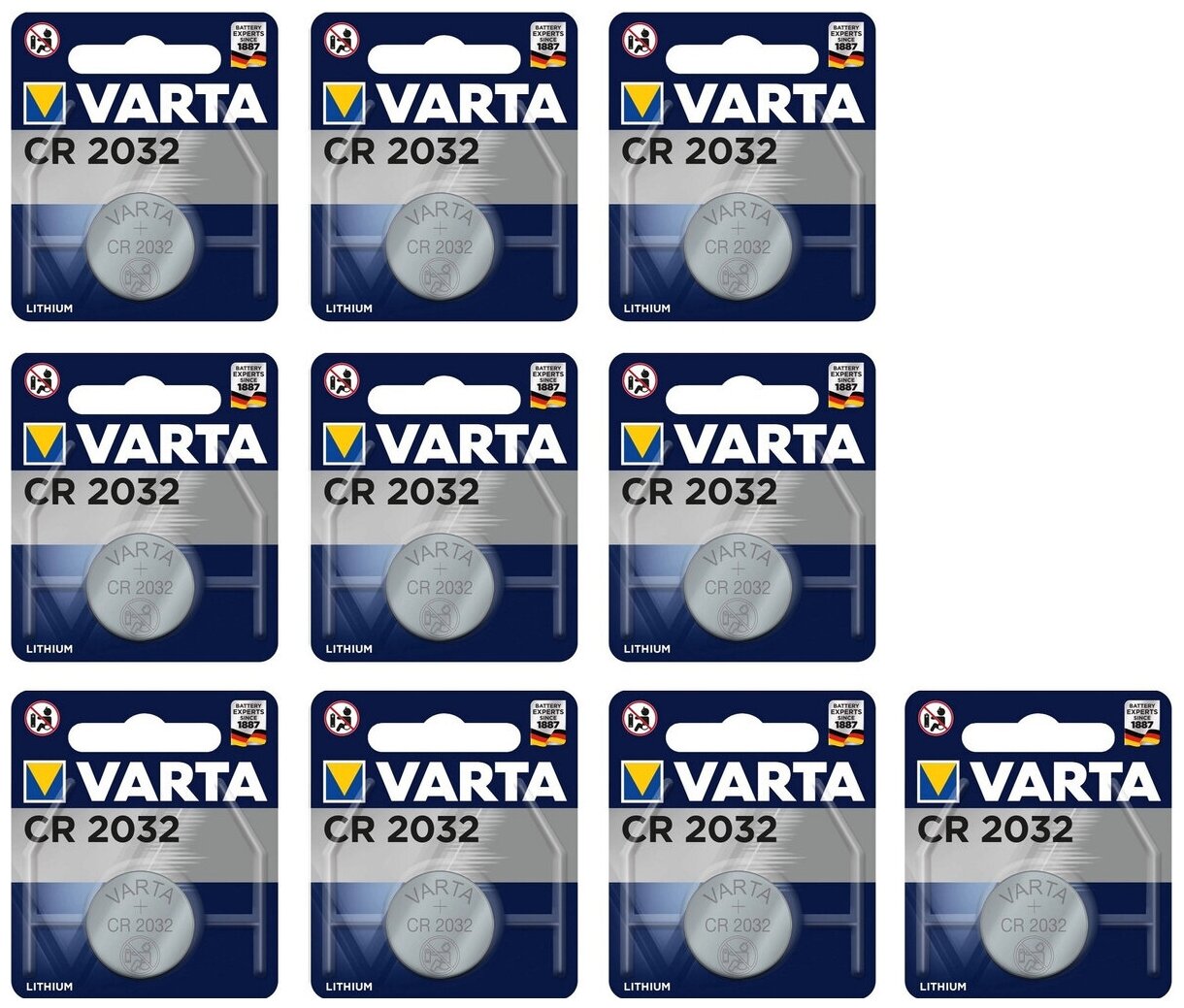 Батарейка VARTA CR2032 5шт