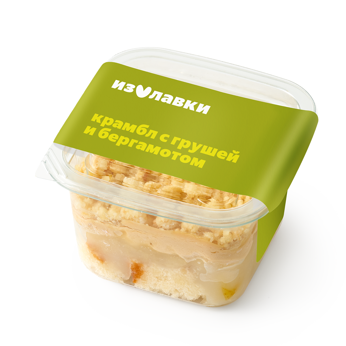 Десерт "Грушевый крамбл "Из Лавки", со вкусом бергамота, 251 ккал