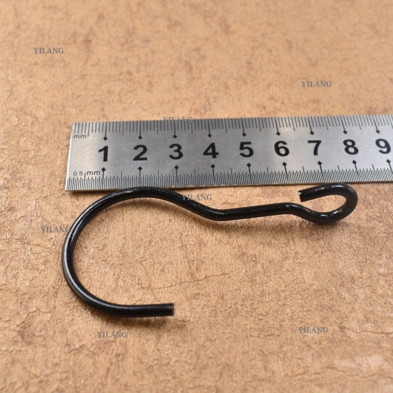 Металлические аксессуары: S-образный крючок, специальная форма, настенное крепление, резиновая втулка, для ванной,