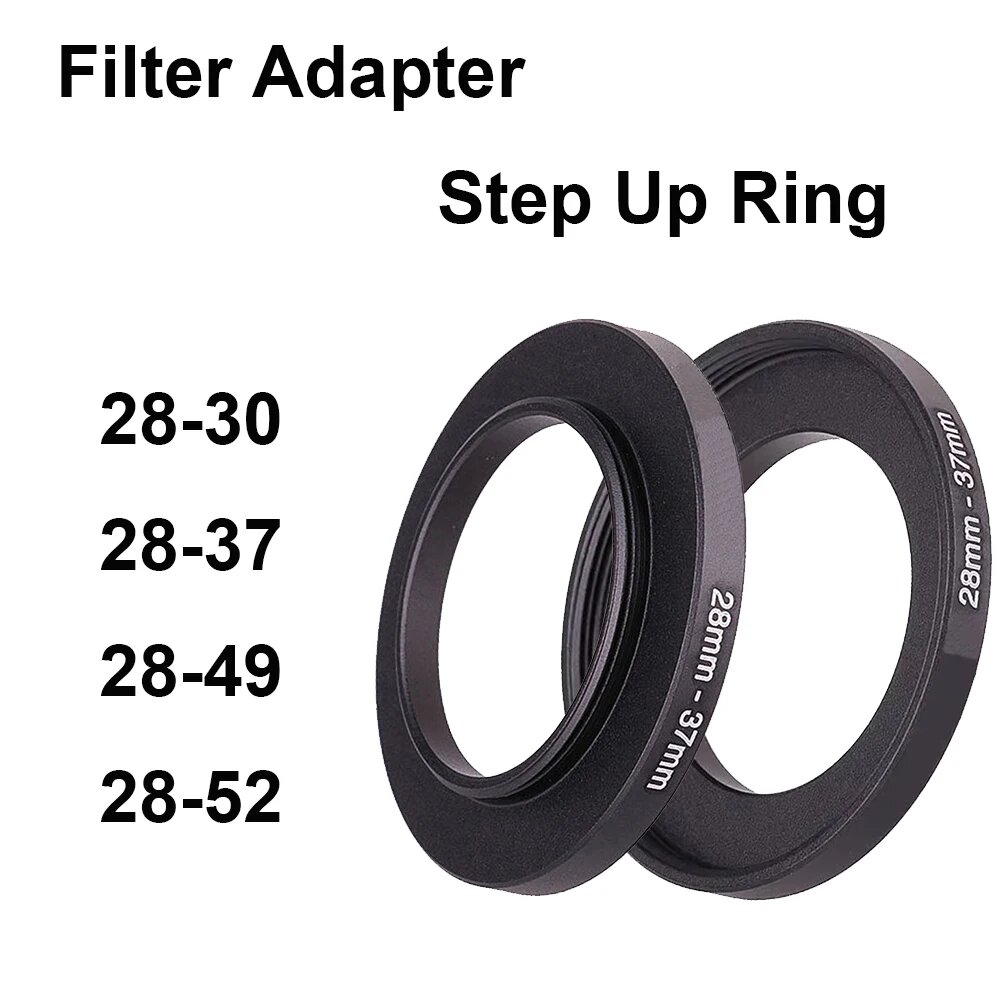 Переходное кольцо адаптер объектива naiken 28-30 37 49 52 мм 28 lens - 37 filter
