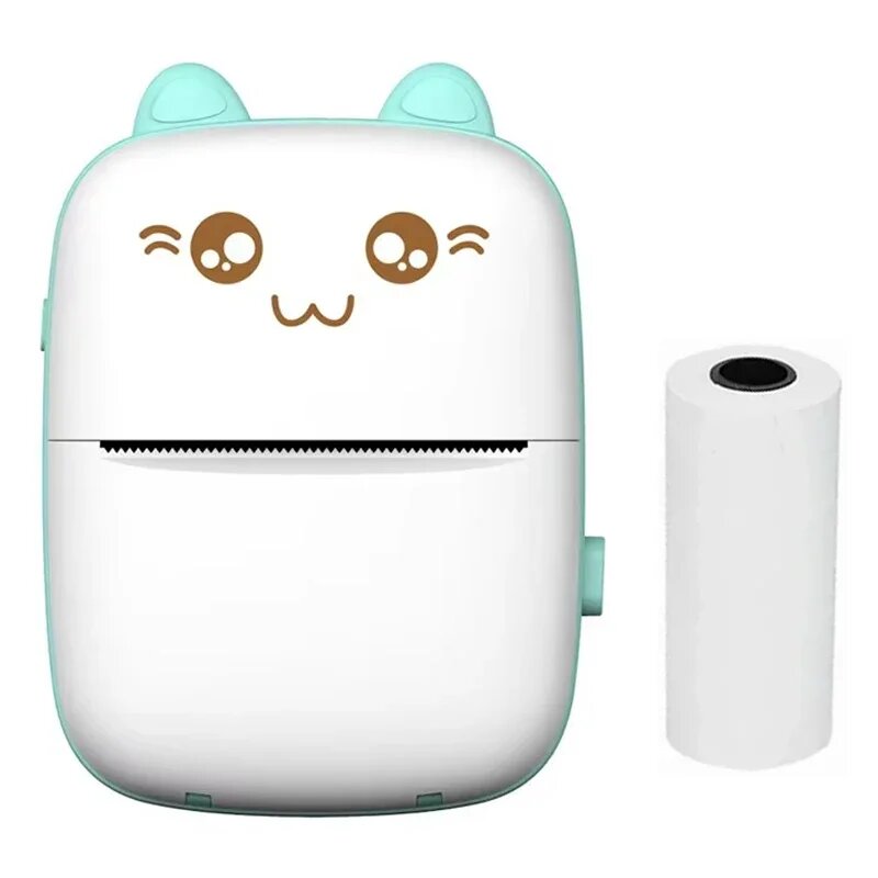 Беспроводной мини-принтер C9 FGHGF Green -1 roll