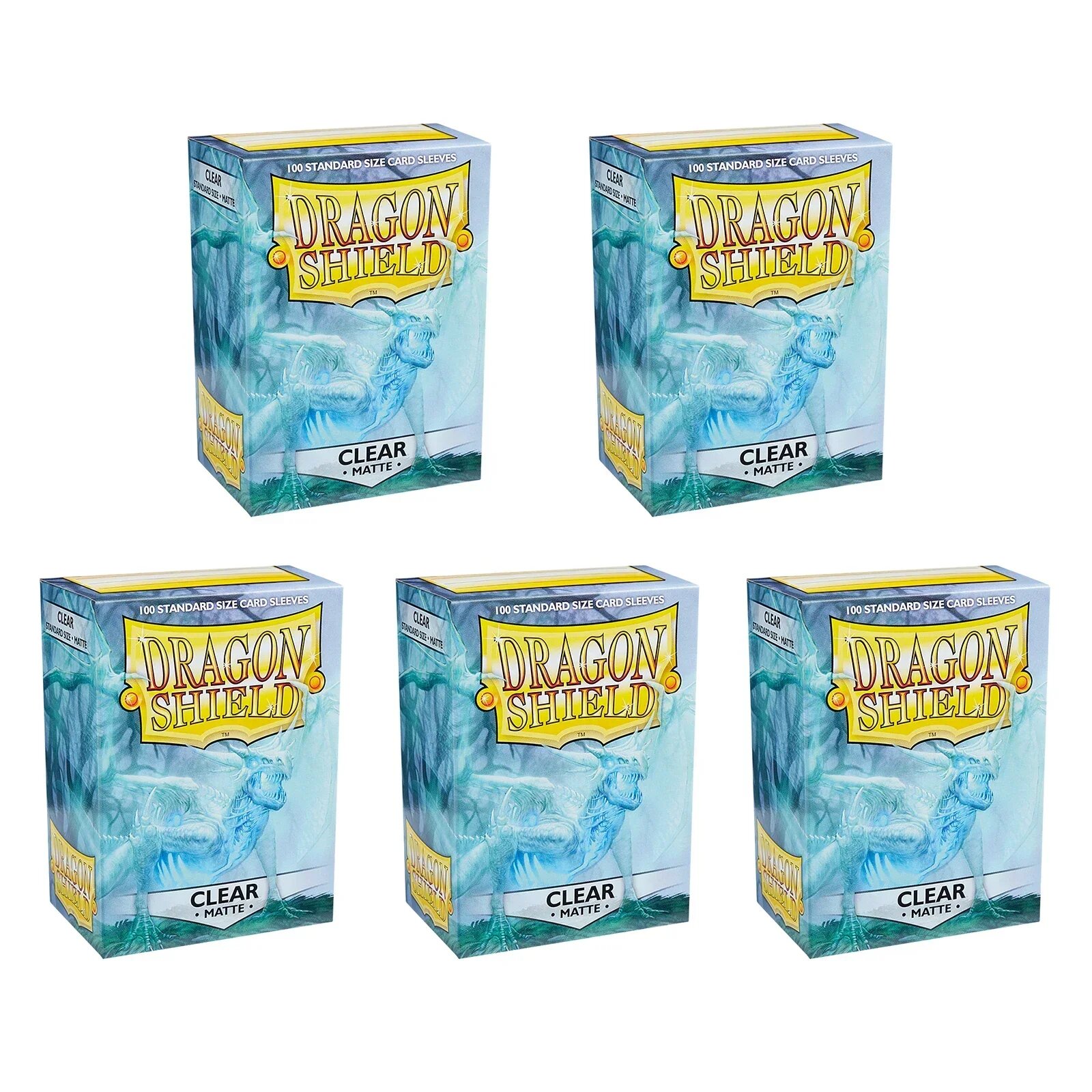 5 упаковок Dragon Shield Clear Matte 66x91 мм