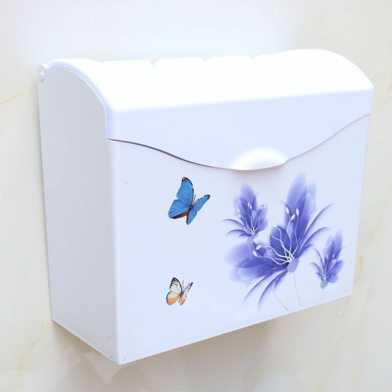 Коробка для туалетной бумаги, водонепроницаемая квадратная коробка для туалетной бумаги без сверления, домашний диспенсер для рулонной бумаги, коробка для туалетной бумаги