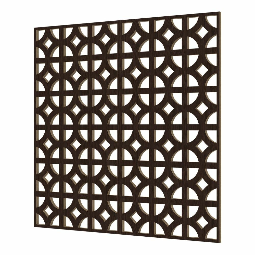 Перфорированная Панель Cosca Романико ХДФ Венге В600хШ1200 мм / Коска.