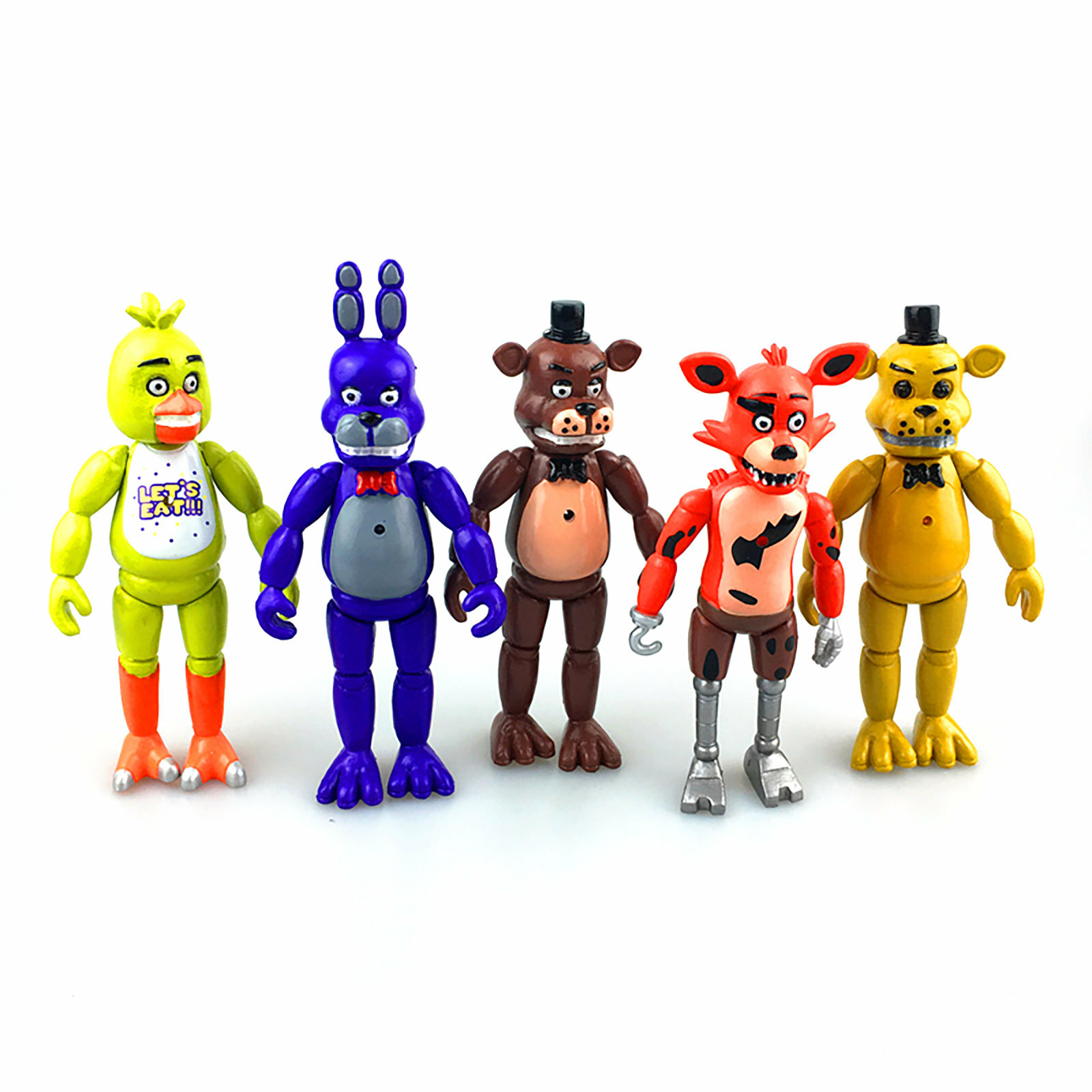 5pcs/Freddy's fnaf - 5,5' Action Figure Light Toy Подарок 5 ночного набора (красочный)