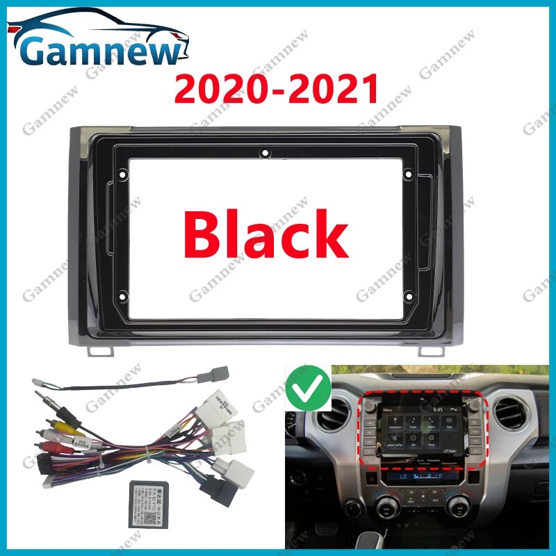 9-дюймовый автомобильный адаптер Canbus Box для Android Radio Dash Fitting Panel Kit Toyota Tundra 2014-2021