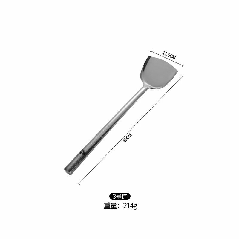 Длинная ручка из нержавеющей стали шеф-повар специальный шпатель утолщенная Ложка большая ложка отель столовая