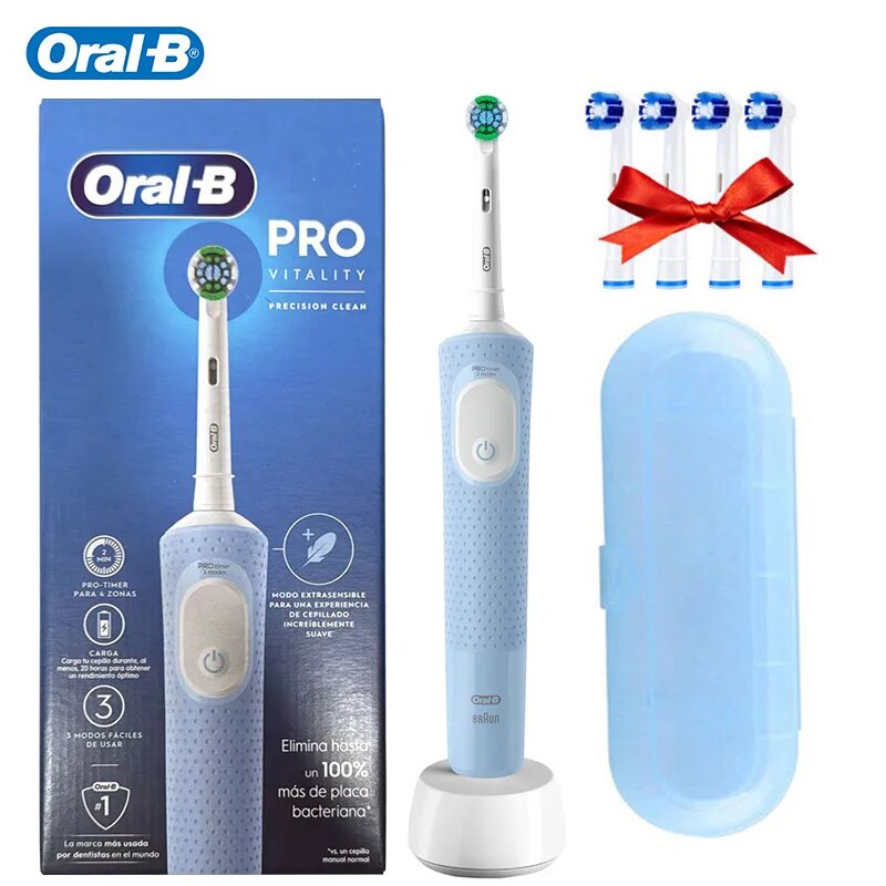 Электрическая зубная щетка Oral-B Pro Vitality Blue Set