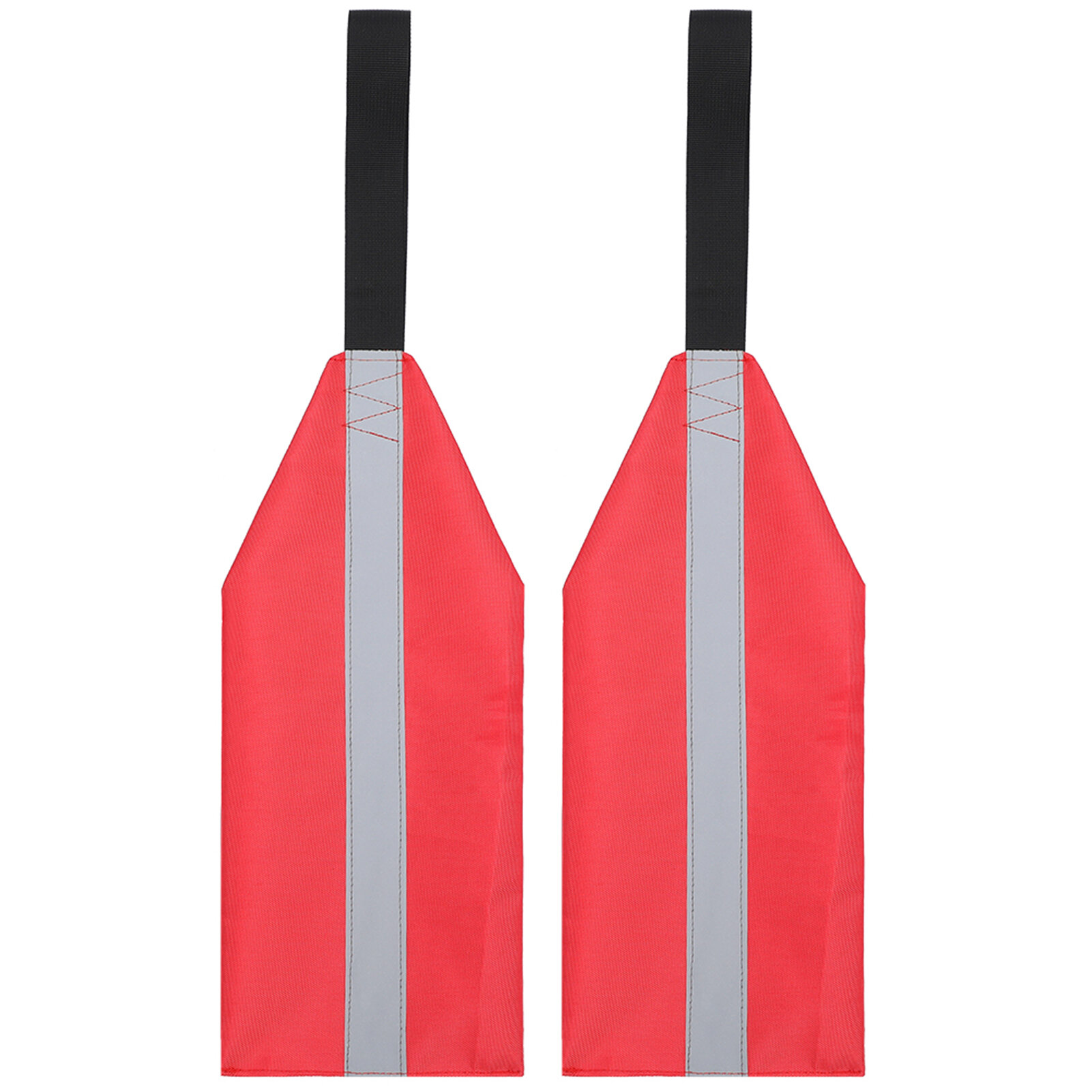 Флаги Для Каяков: Набор Из 2 Штук С Ярко-Красным Дизайном Для Повышенной Видимости - Сигнальный Флаг С Универсальным Креплением Для Каякеров И Любителей SUP Буксировочный Флаг Из Прочной Ткани Для Активного Использования На Воде