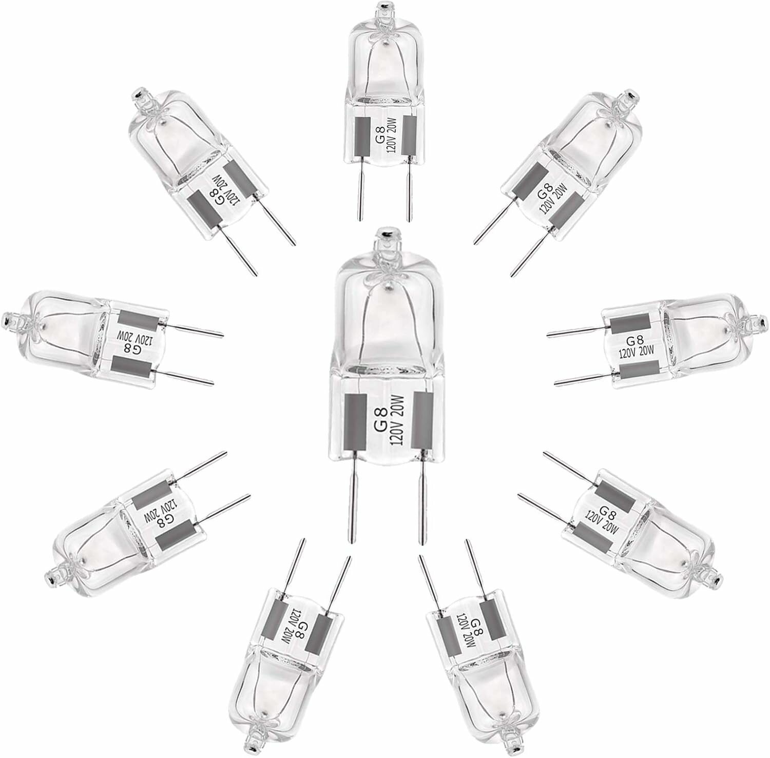Лампочка, Цоколь: G8.5, 20 Вт, 5 шт.