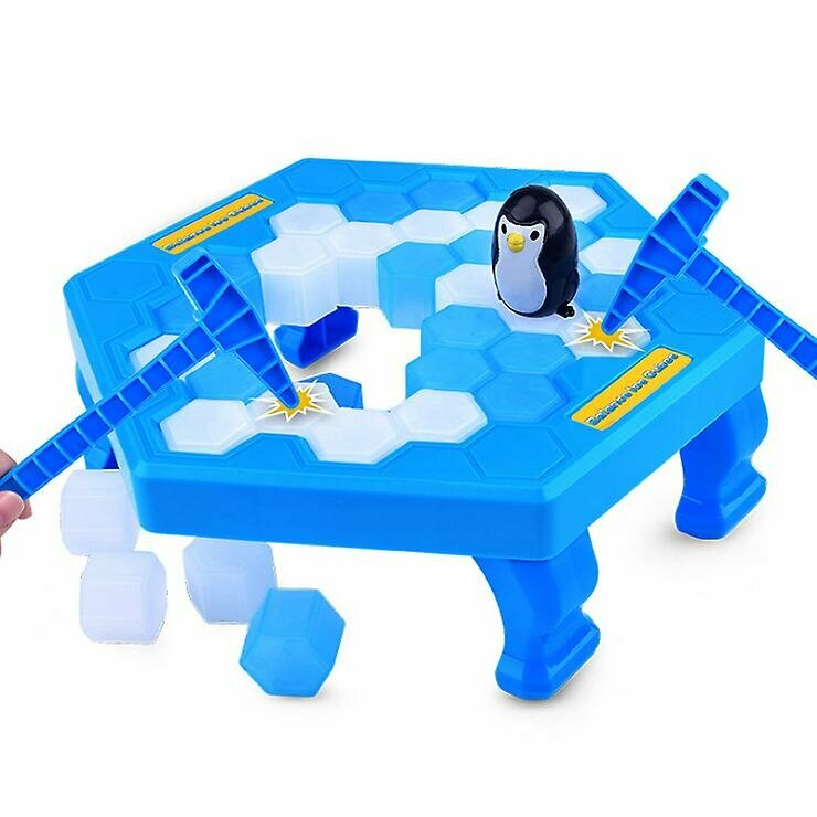 Пингвин Icebreaker Игрушка Спасение Пингвин Интерактивная настольная игра (синий)