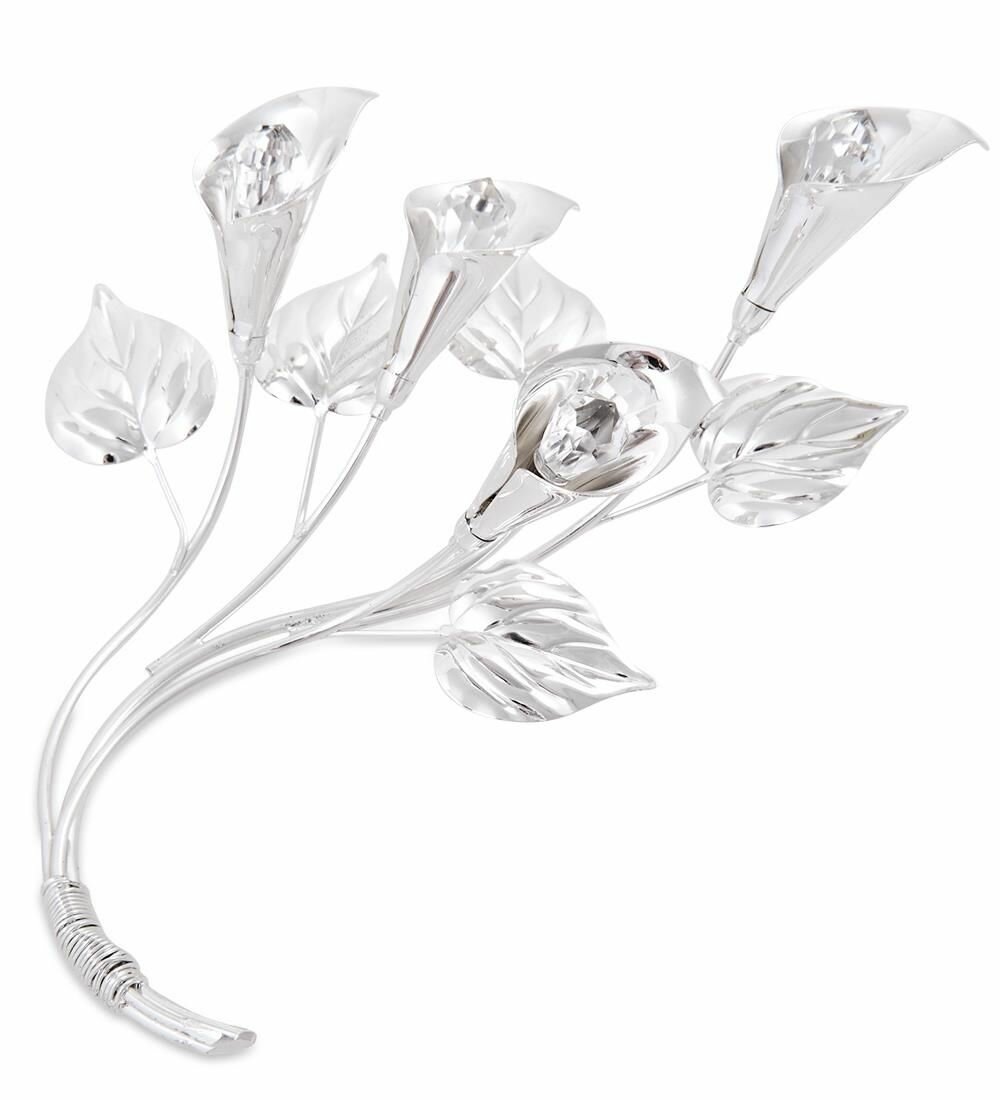 Фигурка посеребр. Цветы Каллы A978460 Crystal Temptations, Металл, кристалл
