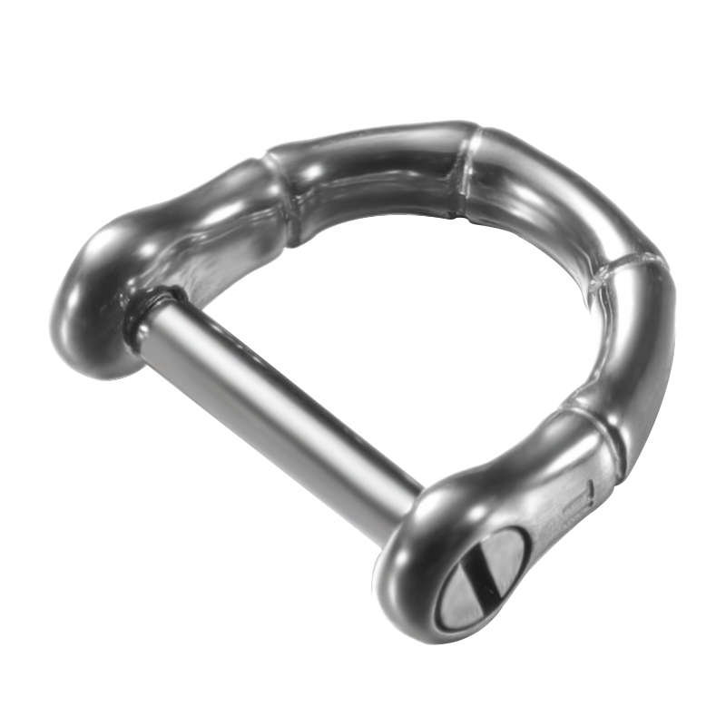 Титановый сплав, бамбуковый брелок с пряжкой в виде подковы, мужской брелок для ключей от автомобиля из нержавеющей