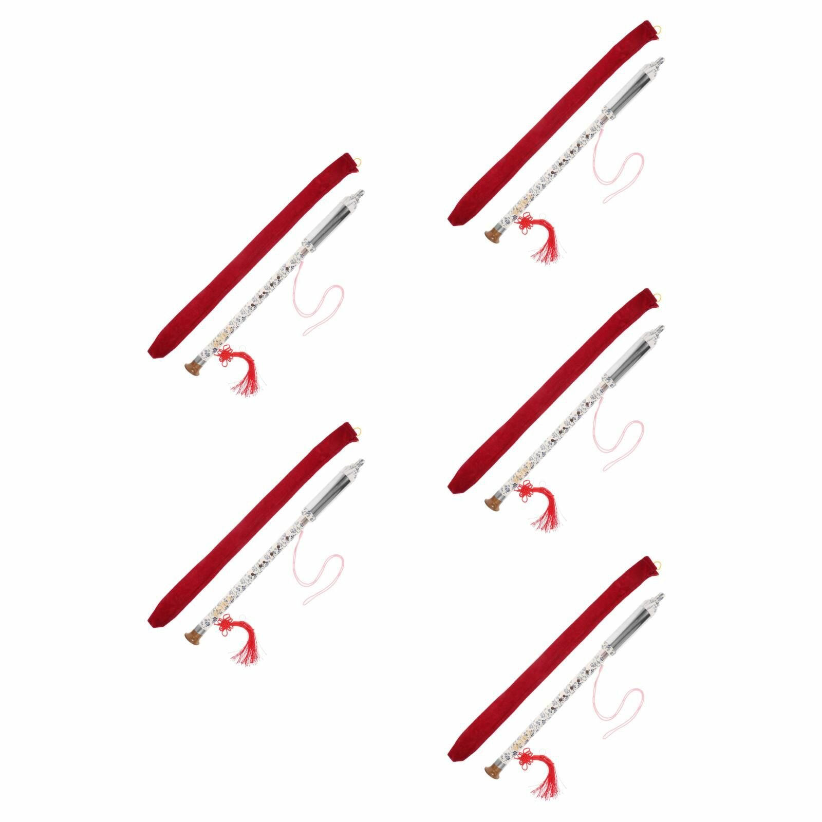 Традиционная вертикальная флейта бау из бамбука и нержавеющей стали с разборным корпусом в настройке соль для декора