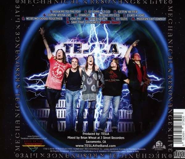 Компакт-диск Tesla - Mechanical Resonance Live (1 CD) — фото 1