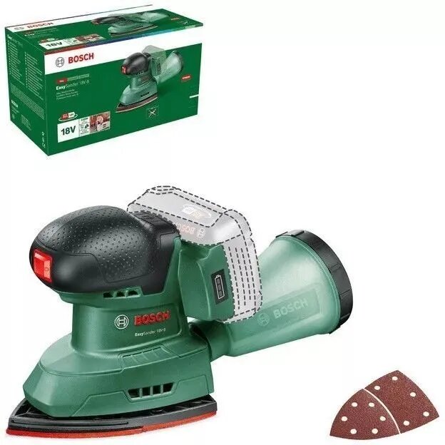 Аккумуляторная шлифмашина Bosch EasySander 18V-8 Соло, 06033E3000